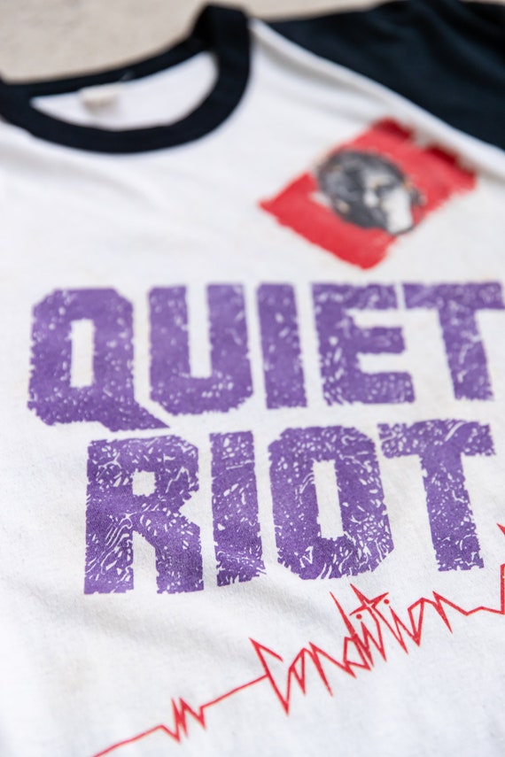 Vintage 84 Quiet Riot Tour Shirt| 1980's Quiet Riot R… - Gem