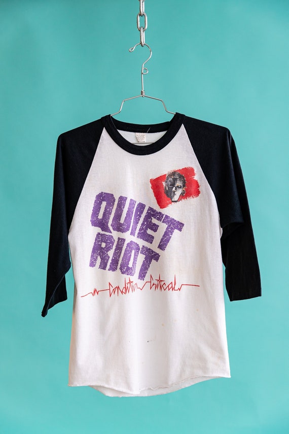 Vintage 84 Quiet Riot Tour Shirt| 1980's Quiet Riot R… - Gem