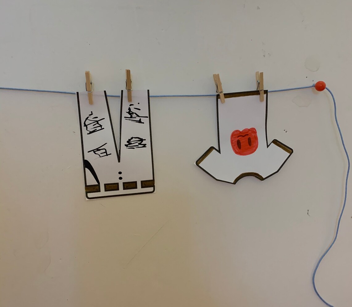 Fine Motor Skills Mini Pegs Hanging Clothes Activity - Etsy