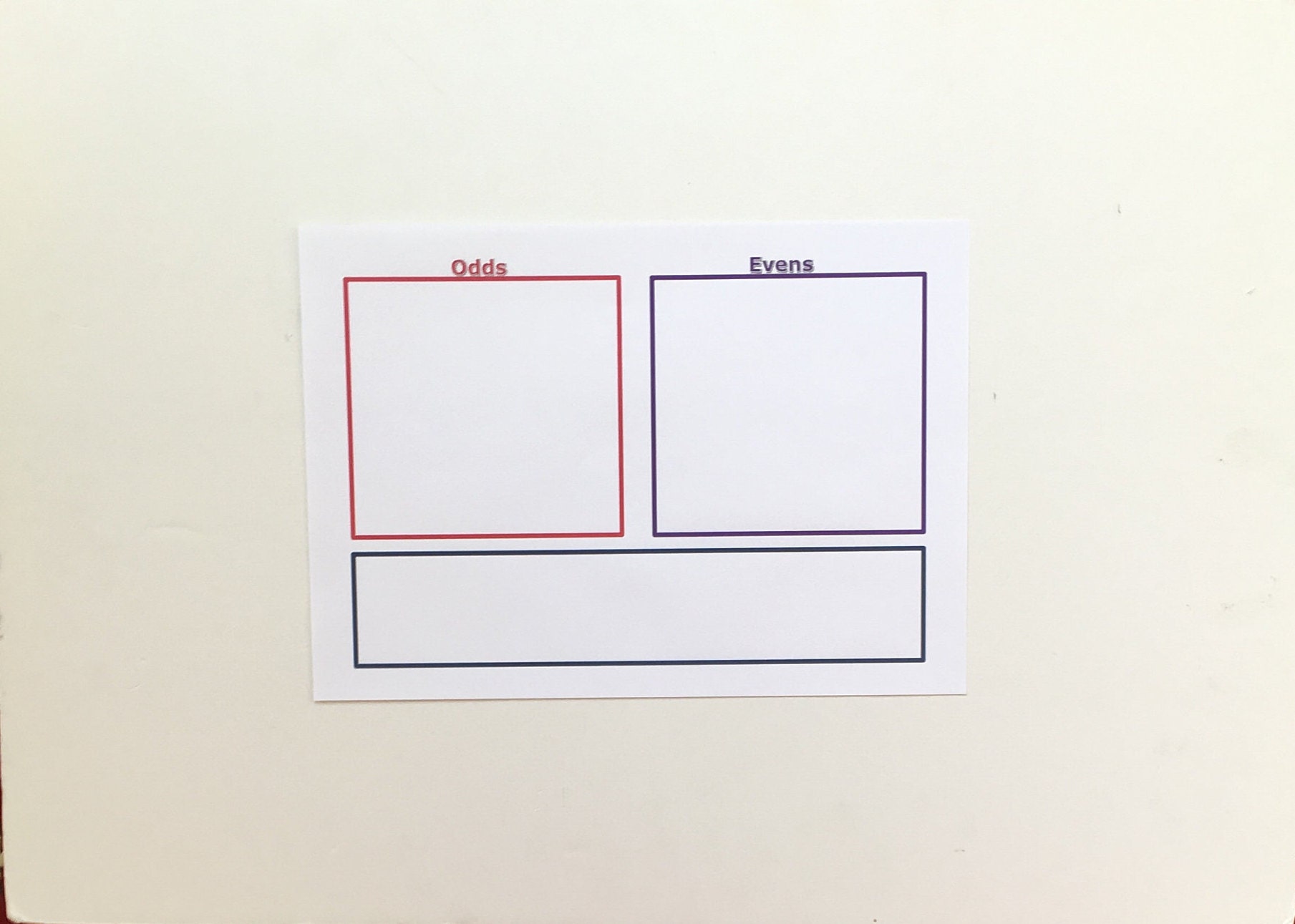 Odds & Evens Sorting Activity, Digital Download,maths, Reception ...