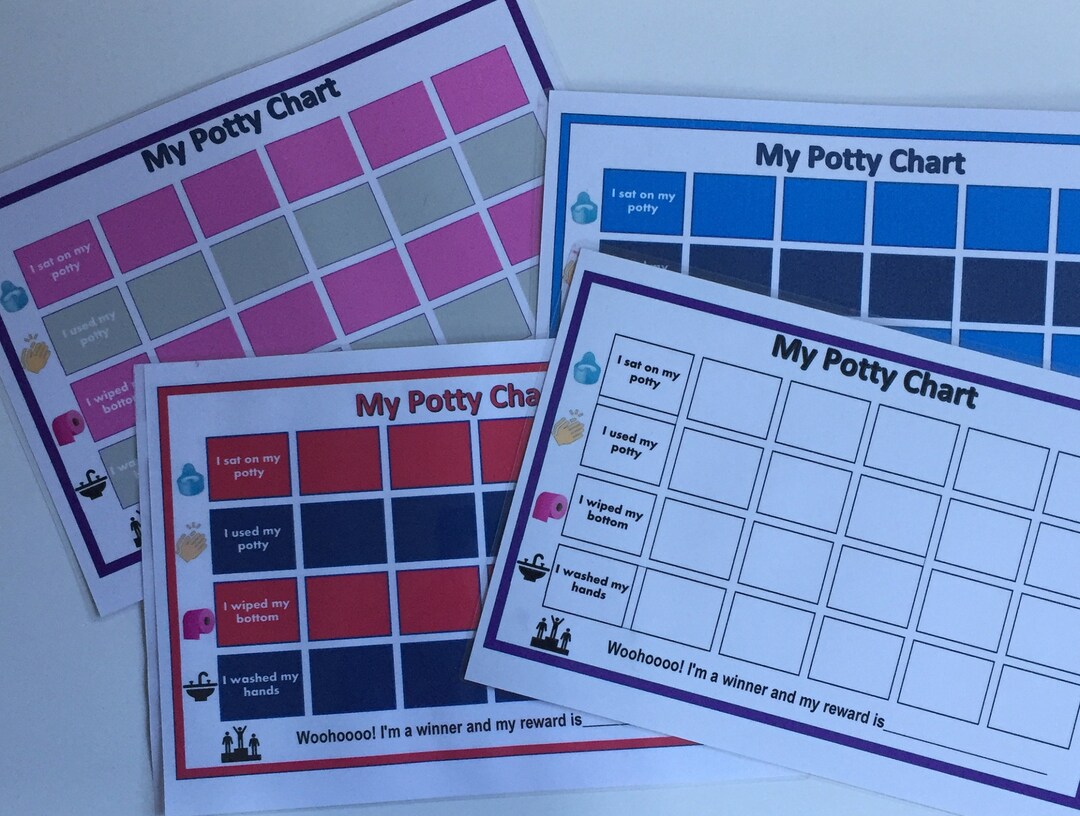 Potty Chart, Potty Reward Chart, Toddlers, Toilet Training, Early Years ...
