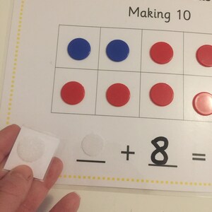 Number Bonds, Making 10, Comes With Counters and Number Cards, Maths ...