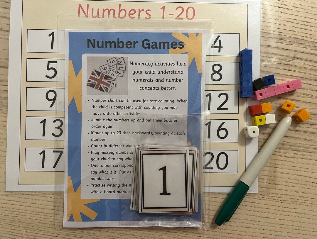 Numbers 1-20, Early Maths Skills, Number Games, Counting, Missing ...