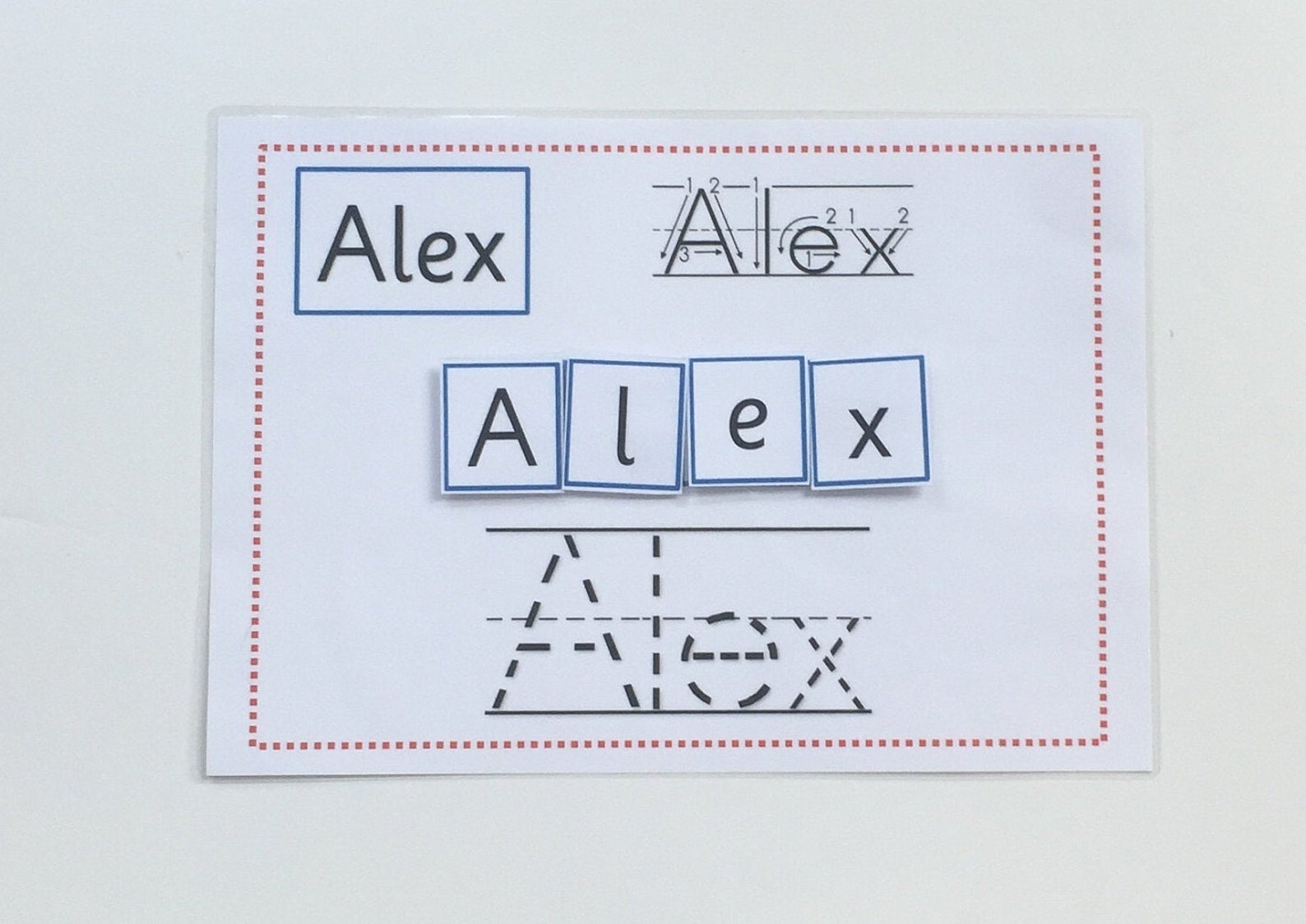 Spell Your Name, Spelling, EYFS, Matching Learning, Preschool, Visual ...
