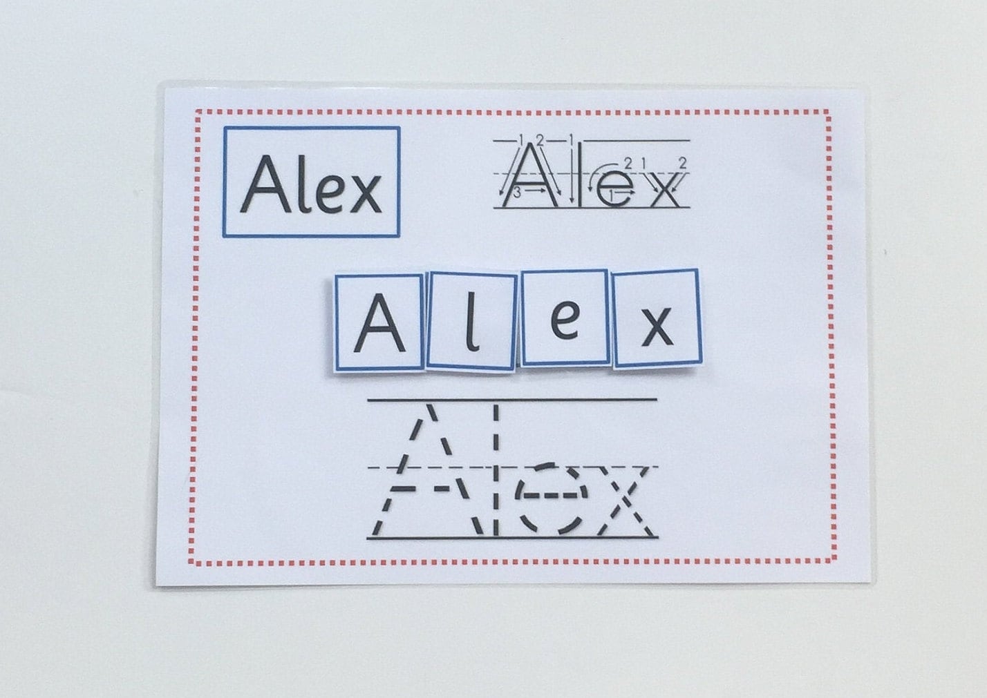 Spell Your Name, Spelling, EYFS, Matching Learning, Preschool, Visual ...