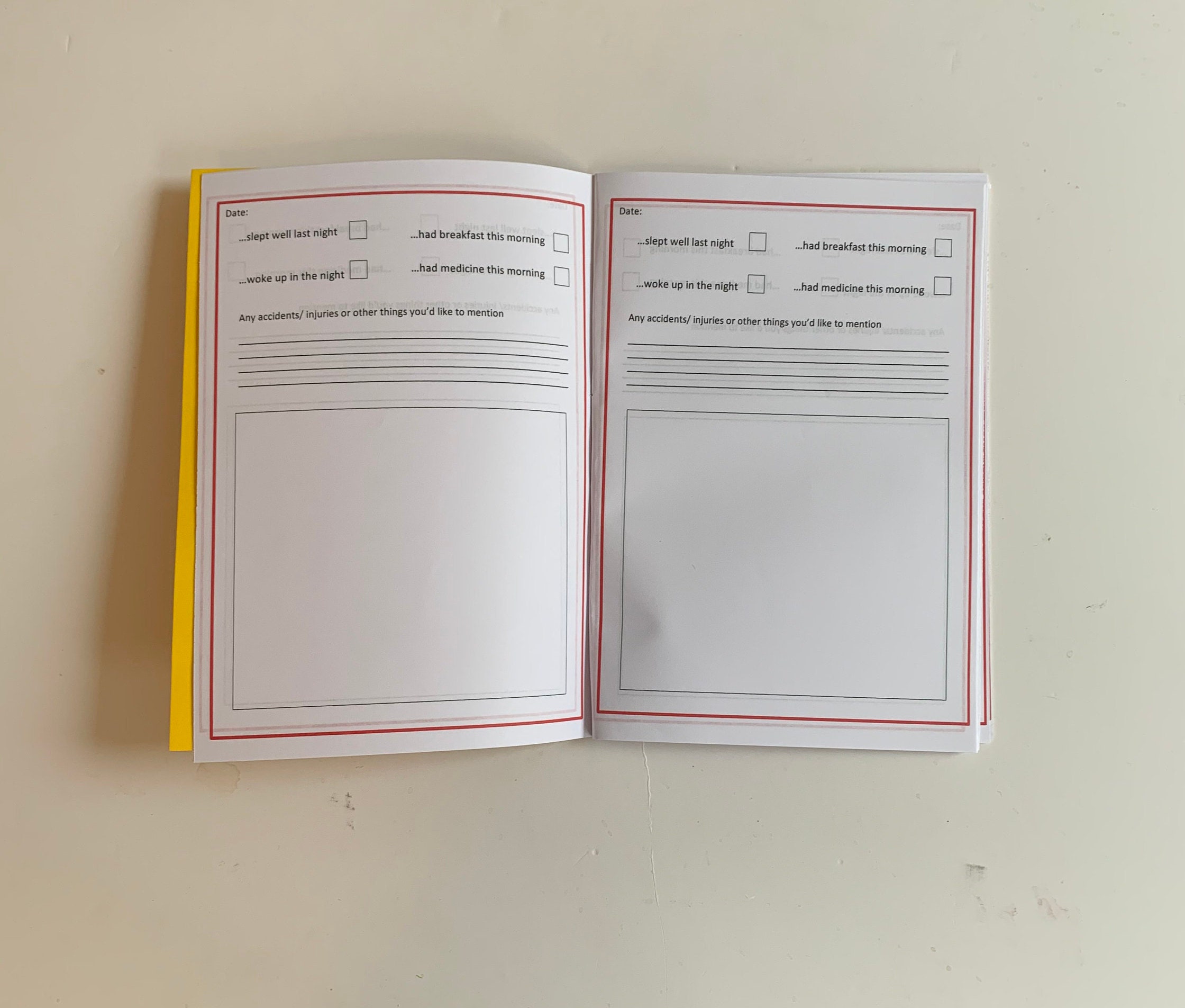 Customizable, Personalizable Daily Communication Book,daily Report ...