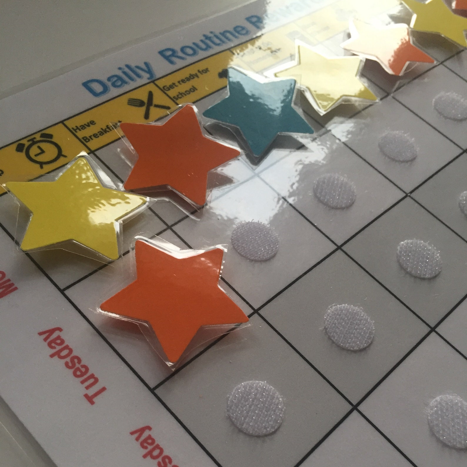 Daily Routine Reward Chart Free Shipping Behaviour | Etsy