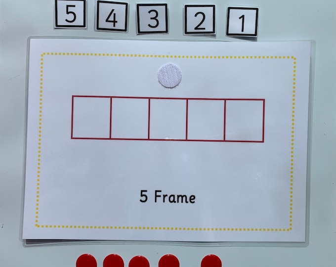 5 Frame Activity With Counters, Math, Number Bonds, 5 Frame,addition ...