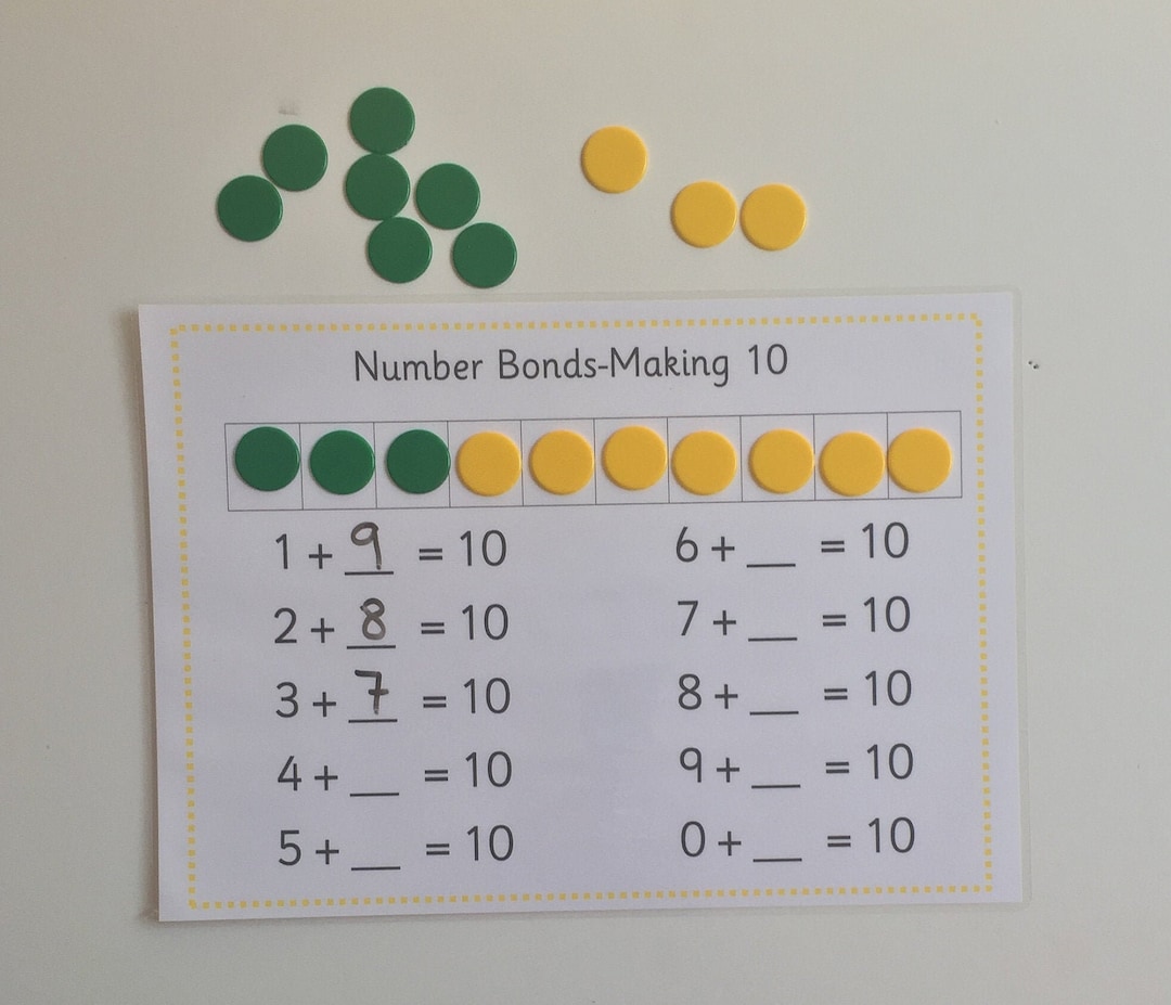 Number Bonds, Making 10, Maths, Numeracy, Addition, Preschool, Special ...