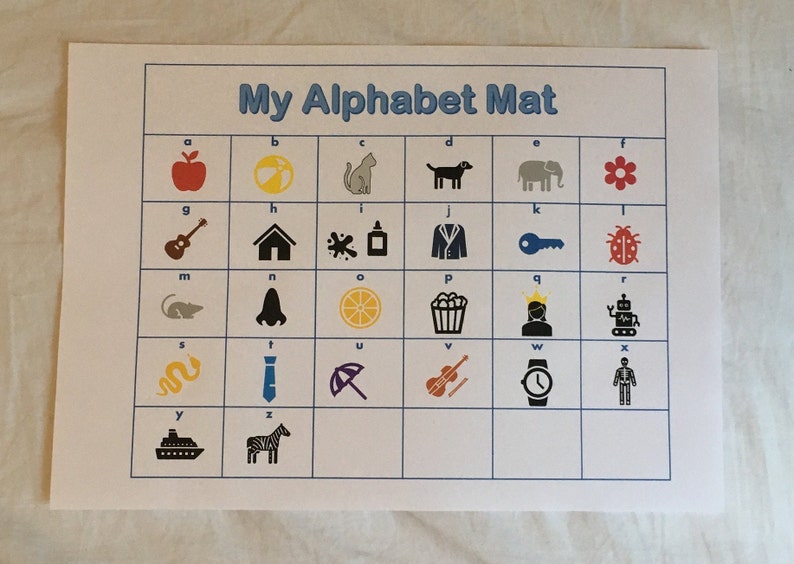 Sound Mats Letters & Sounds Alphabet Mat Phase 2 Mat - Etsy