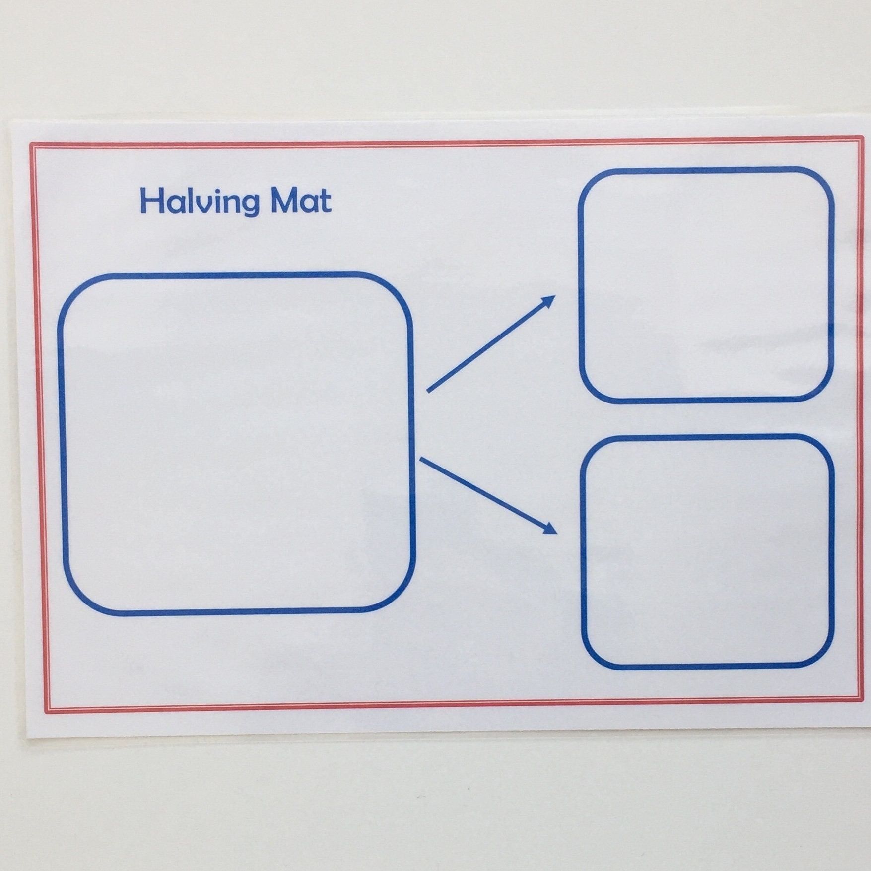 Halving Mat, Maths, Children, Early Years, SEN, Teaching Resource ...
