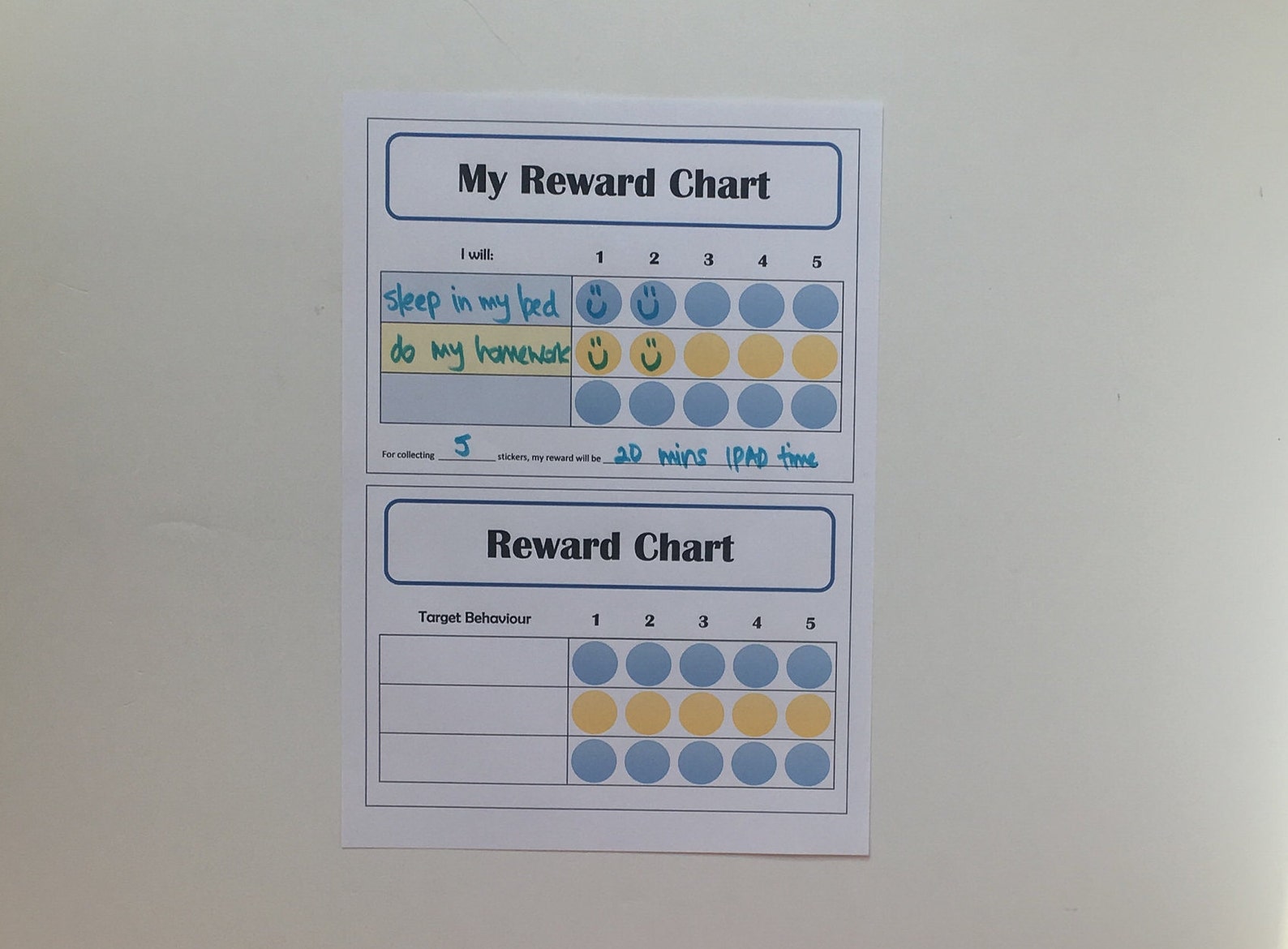 Reward Charts, Behaviour Management, Target Behaviour, EYFS, Preschool ...