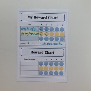 Reward Charts, Behaviour Management, Target Behaviour, EYFS, Preschool ...