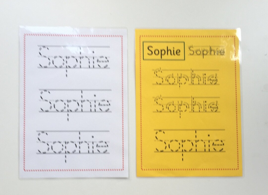 Trace Your Name, Practice Writing Your Name, Early Years, Writing ...