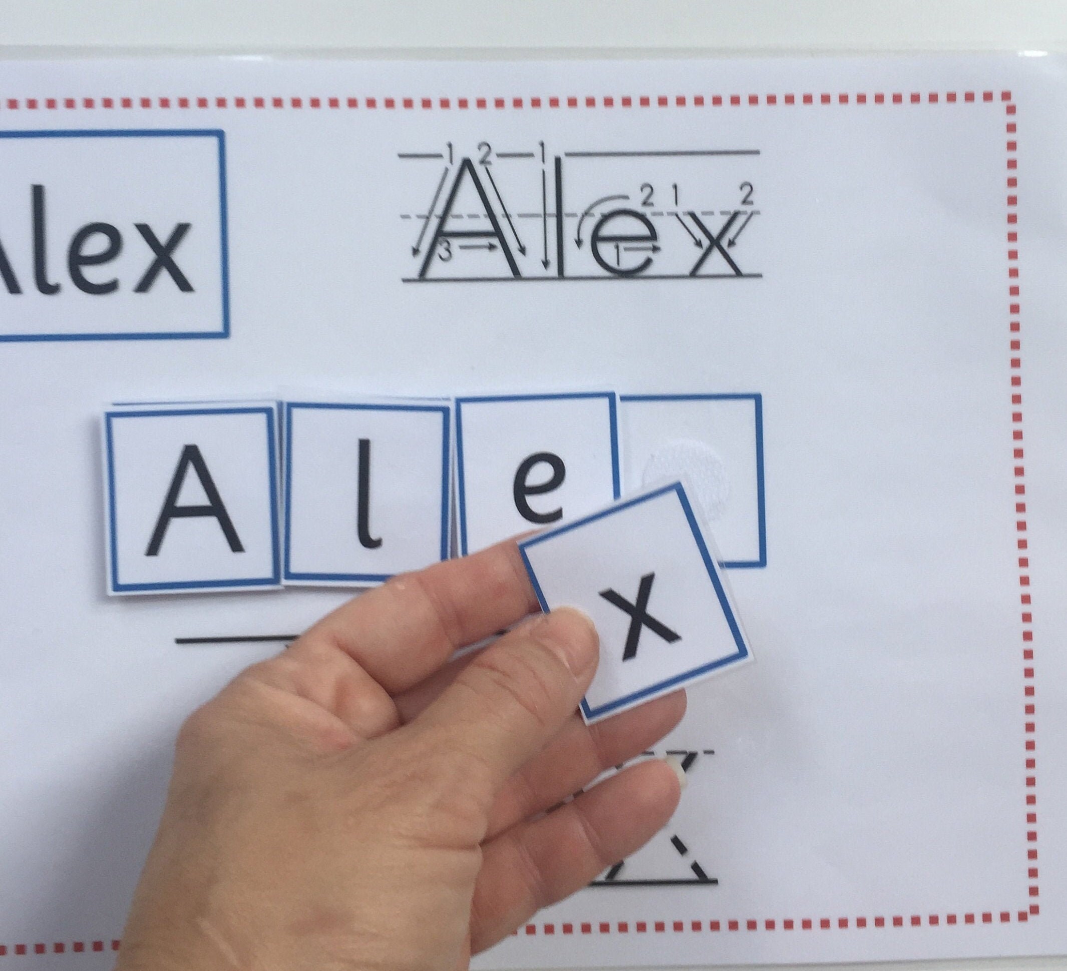 Spell Your Name, Spelling, EYFS, Matching Learning, Preschool, Visual ...