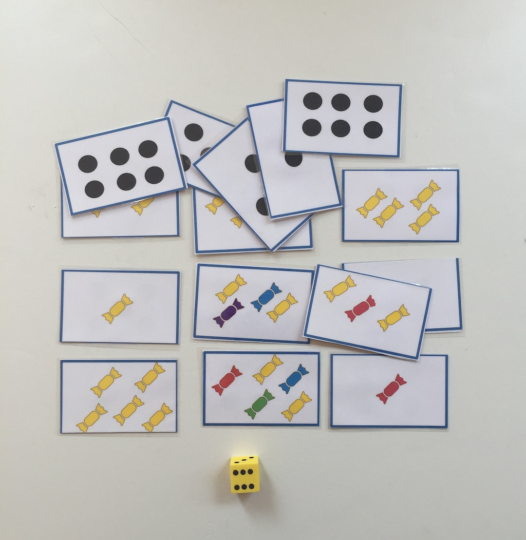 Maths Game, Matching Numbers, Counting, Numeracy, EYFS, KS1, Reception ...