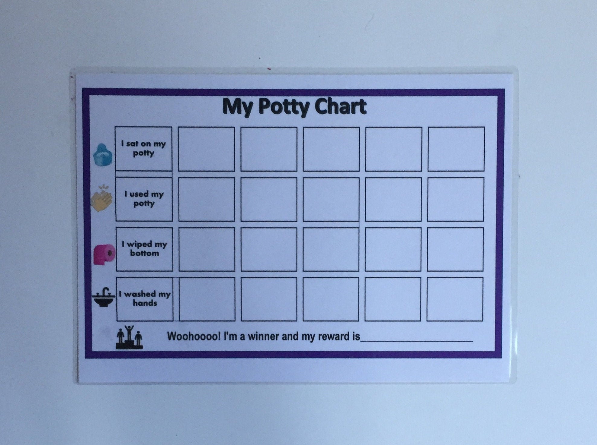 Potty Chart, Potty Reward Chart, Toddlers, Toilet Training, Early Years ...