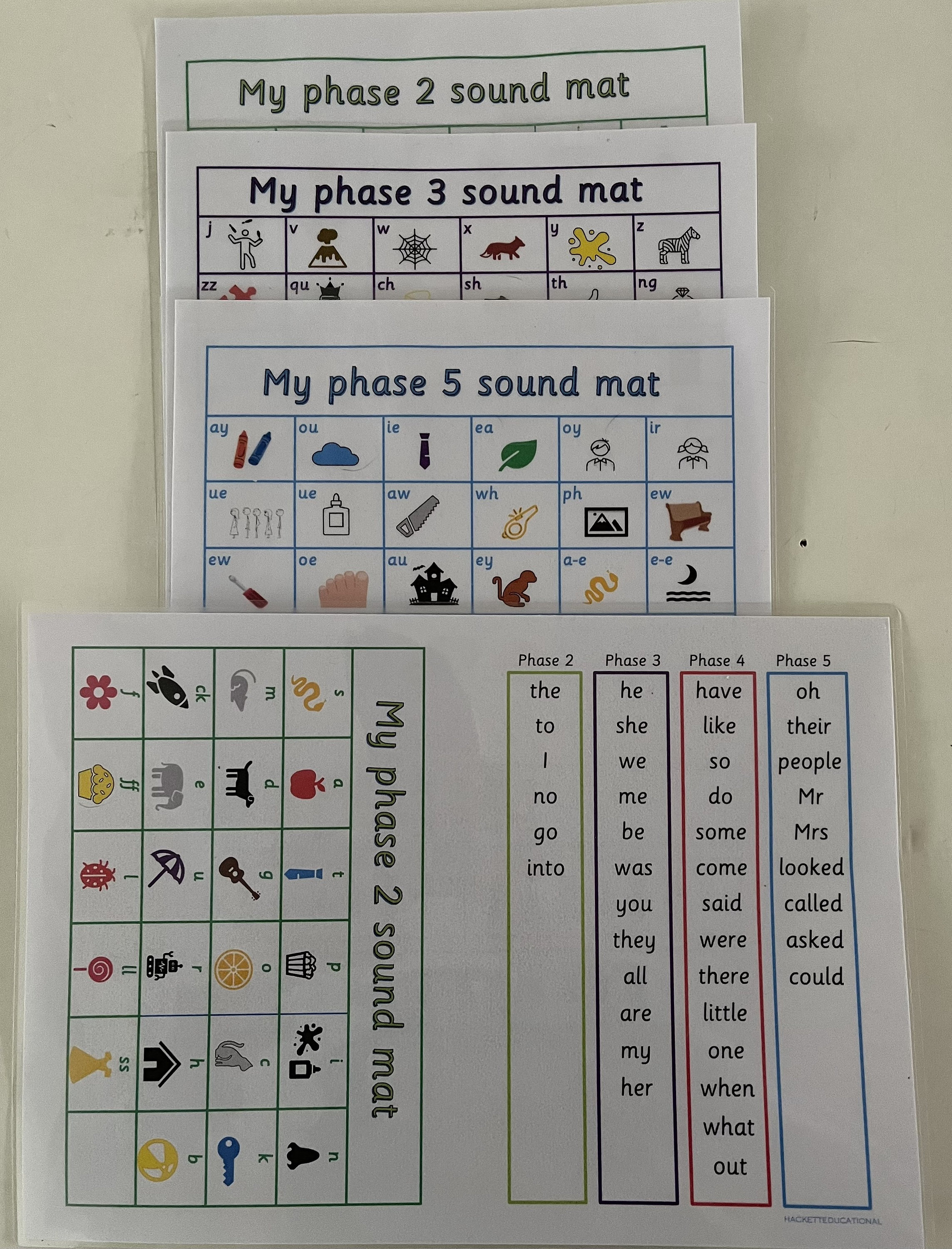 A5 Size Mats, Phonics, Sounds, Letters, Tricky Words, Teaching ...