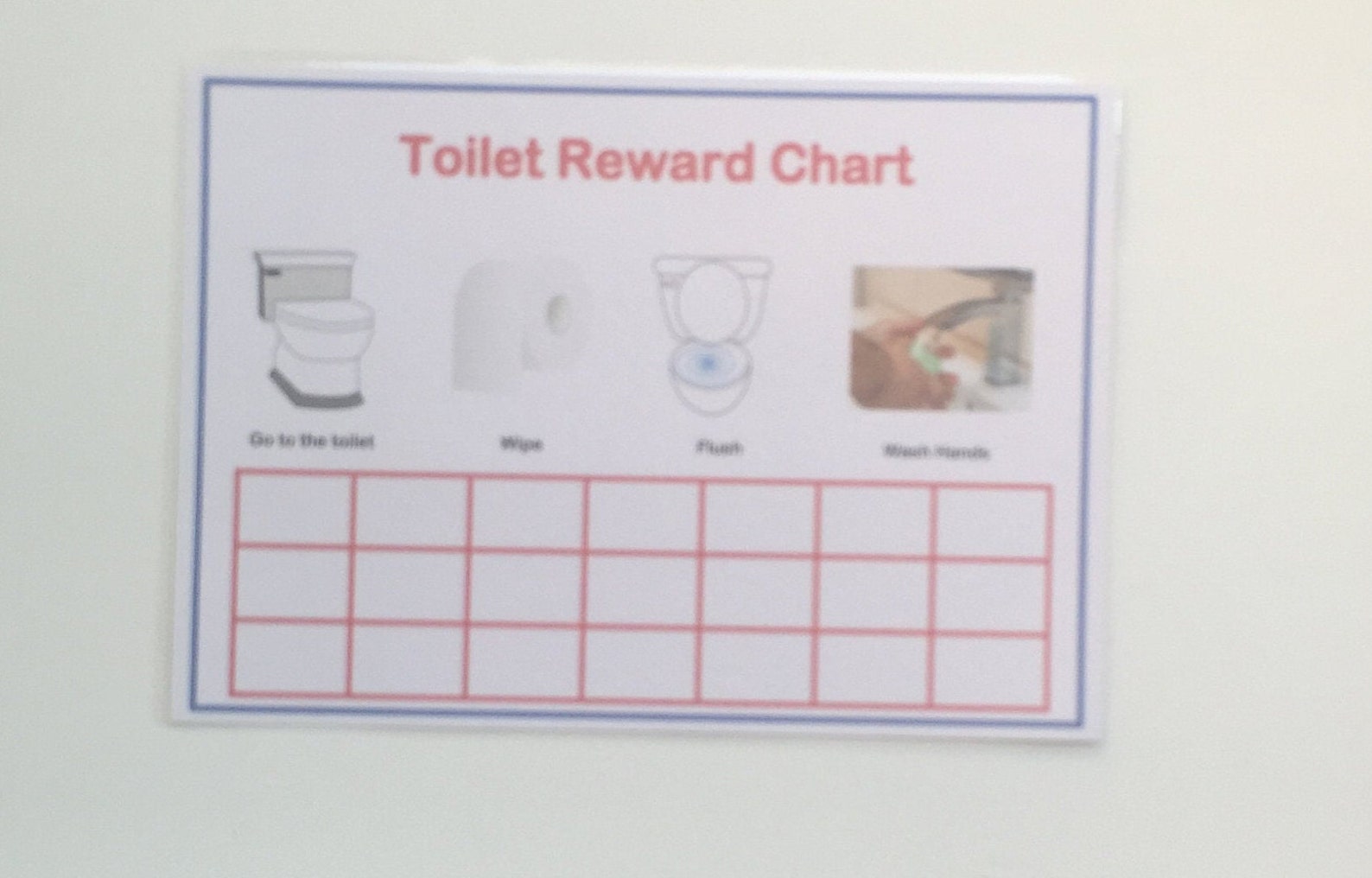 Toilet Reward Chart, Toilet Training, Children's Reward Charts ...