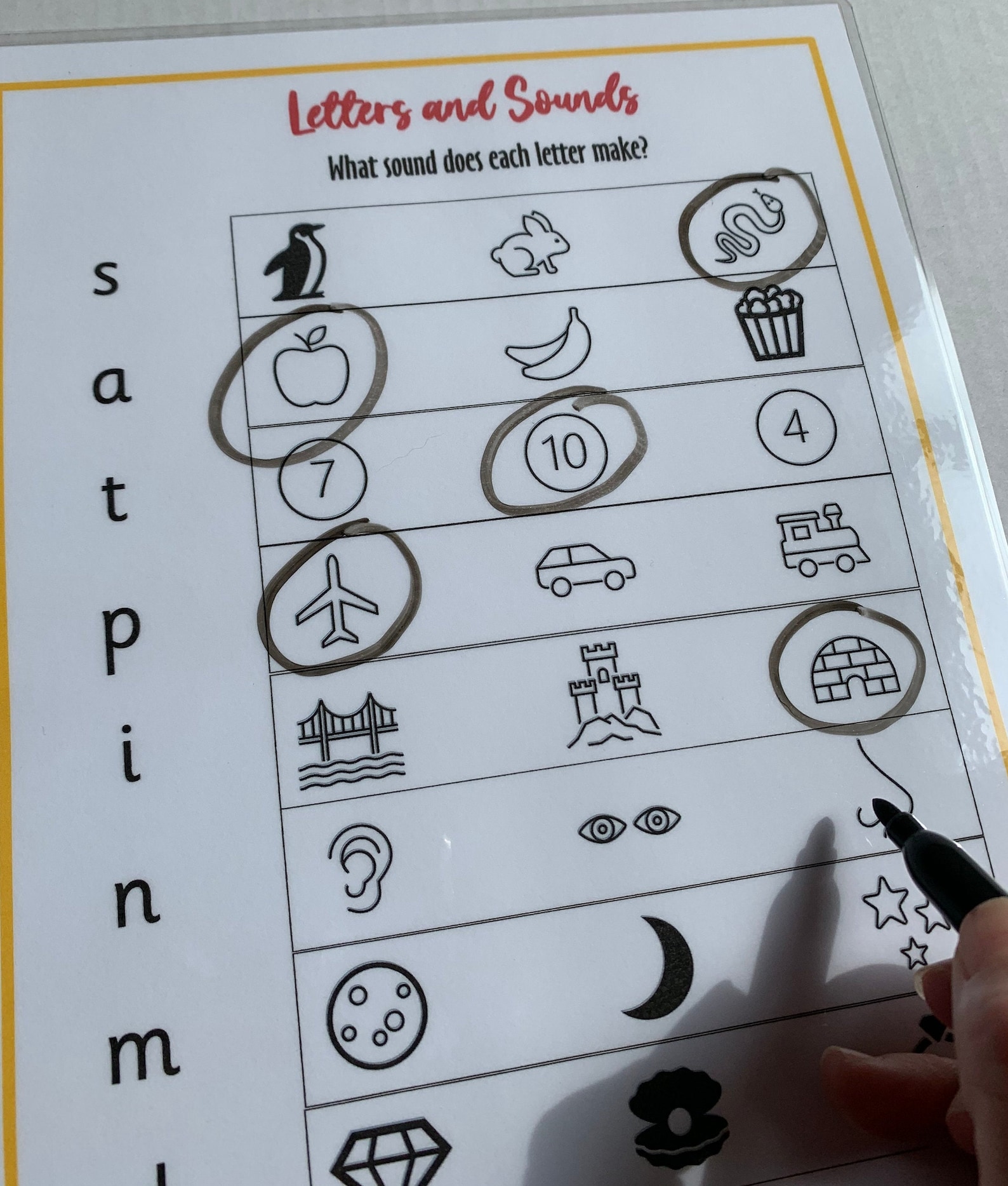 Letters and Sounds, Phonics, Matching Activity, Preschool, Kindergarten ...