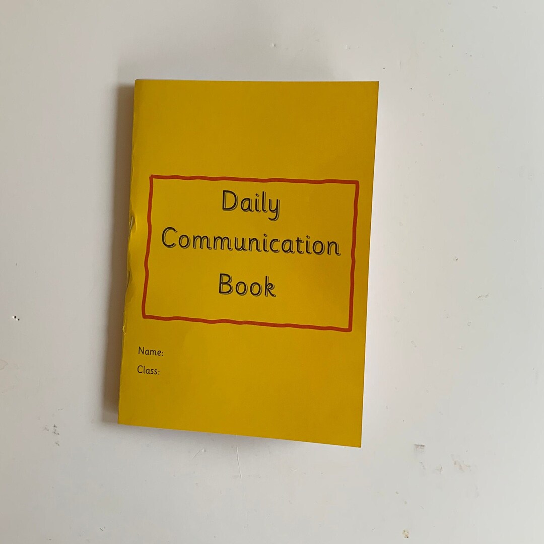 Customizable, Personalizable Daily Communication Book,daily Report ...