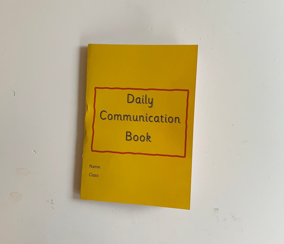 Customizable Personalizable Daily Communication Bookdaily - Etsy Australia