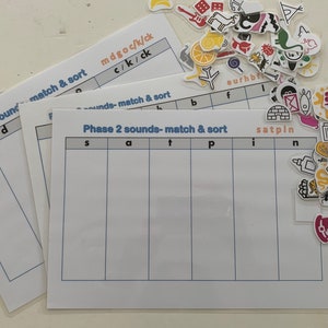 Phonics, 75 Pictures and 20 Objects Matching Sounds, Letters and Sounds ...