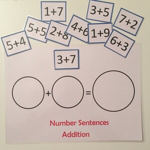 Addition, Number Sentences Using Diennes, SEN, EAL, Visuals, Autism ...