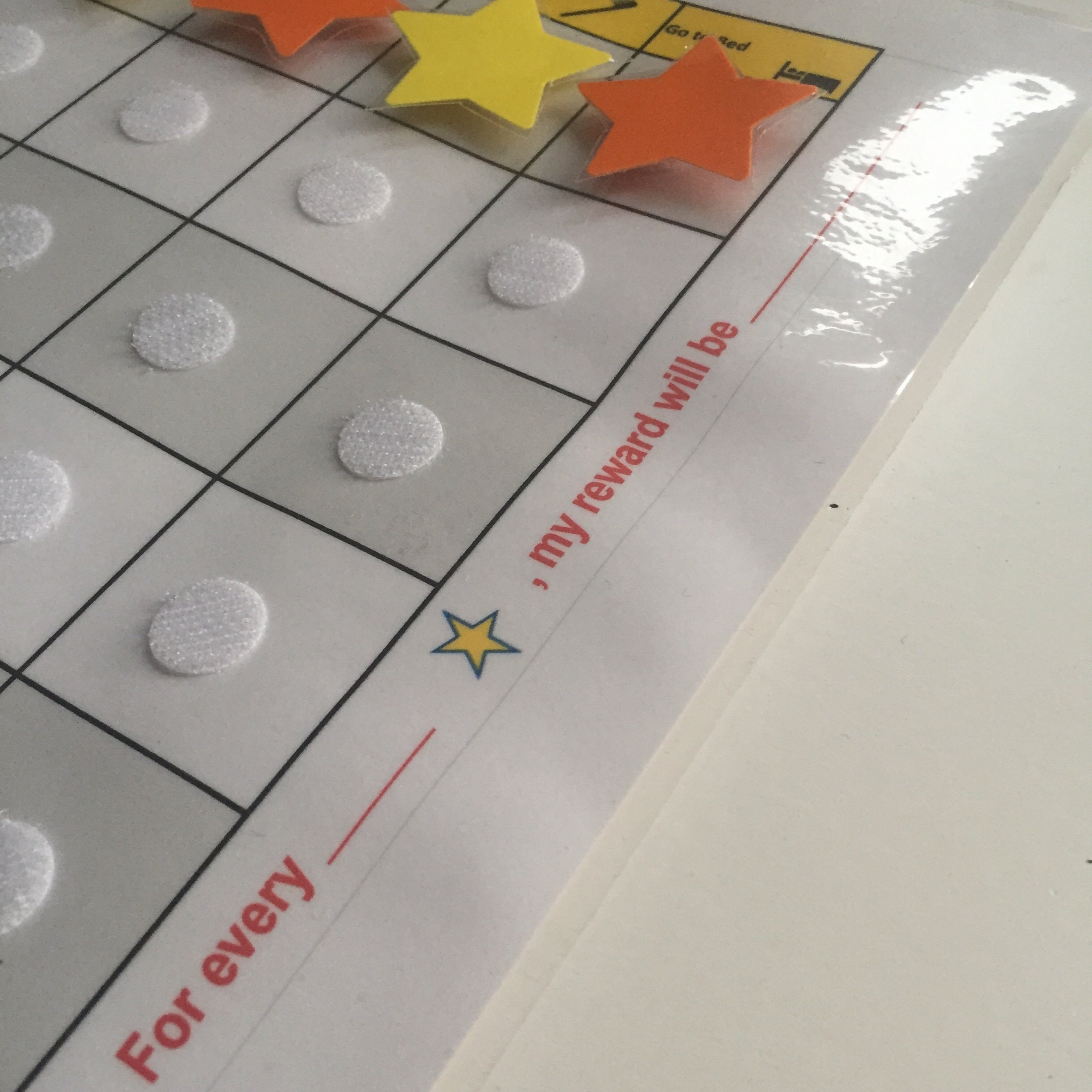 Daily Routine Reward Chart Free Shipping Behaviour - Etsy UK