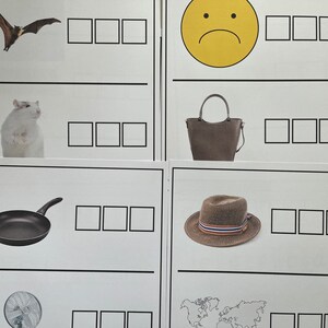Phonics Phase 2 Blending Practice, 32 CVC Words, Letters and Sounds ...