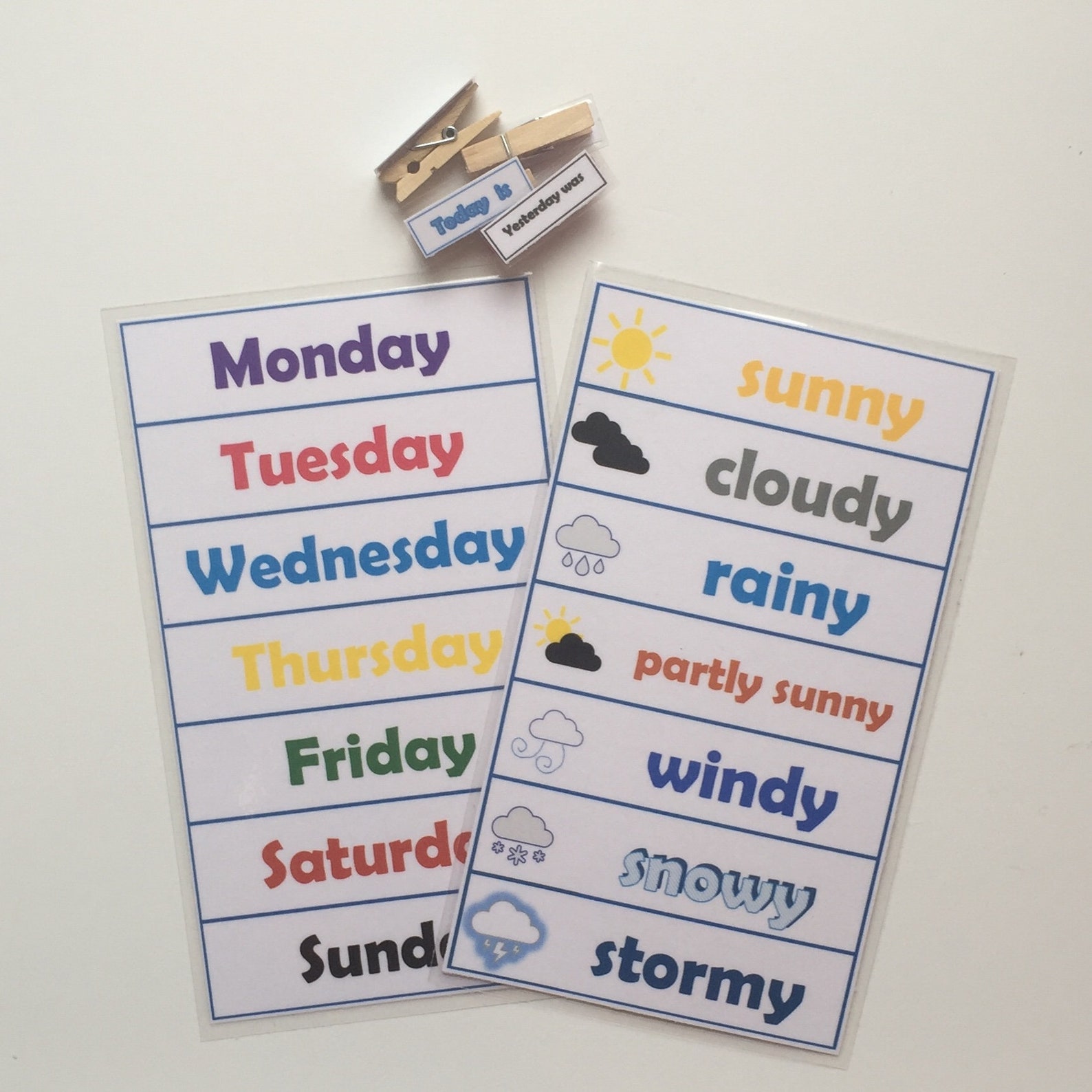 Daily Chart, Days of the Week, the Weather, Calendar, Circle Time ...