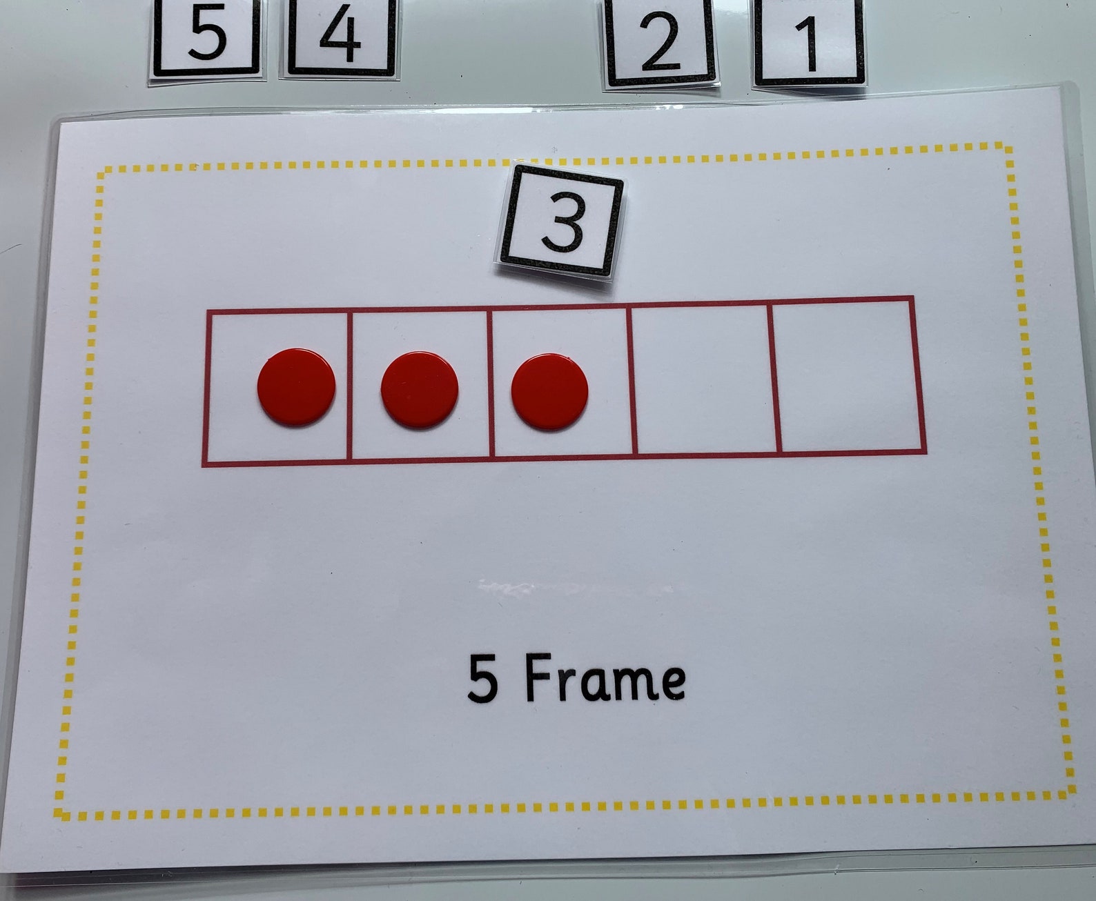 5 Frame Activity With Counters, Math, Number Bonds, 5 Frame,addition ...