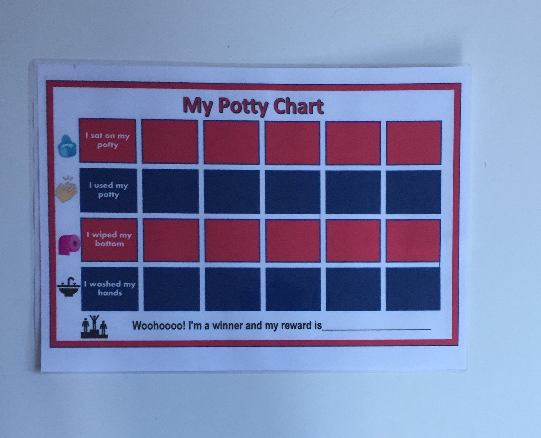 Potty Chart, Potty Reward Chart, Toddlers, Toilet Training, Early Years ...