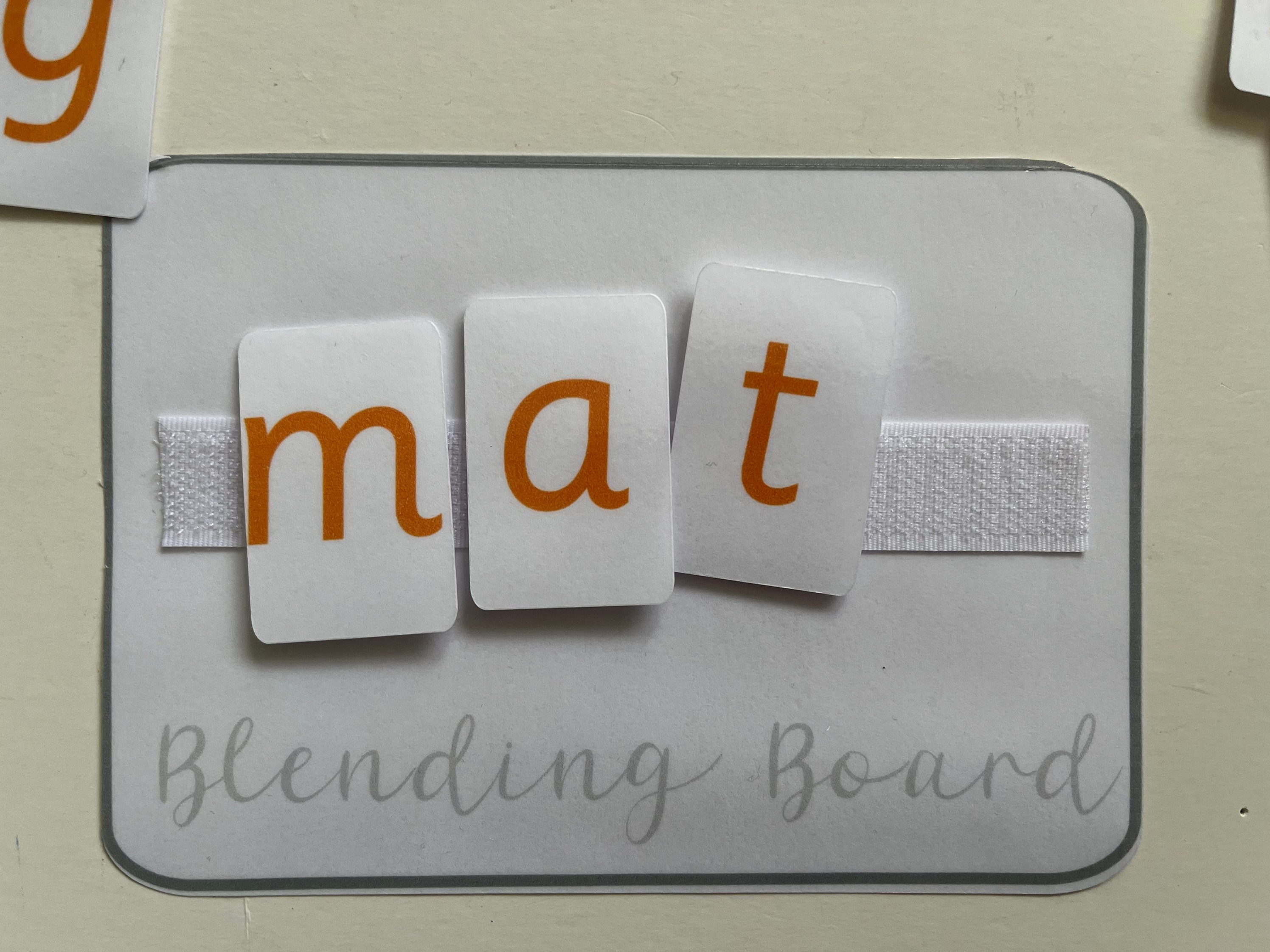 Phonics Phase 2 Blending Board and Word List Letters Sounds - Etsy