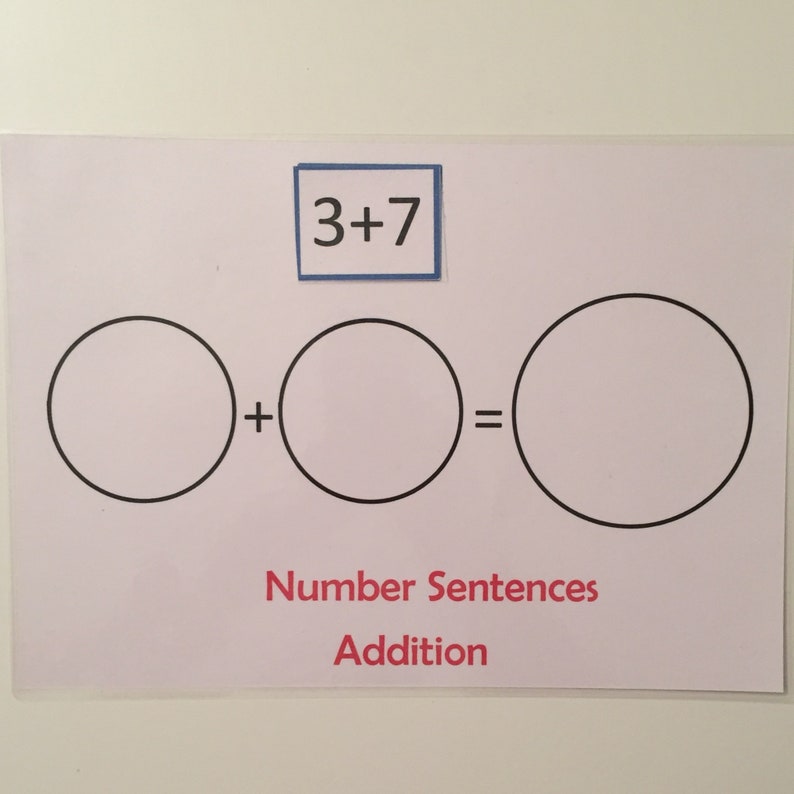 Addition, Number Sentences Using Diennes, SEN, EAL, Visuals, Autism ...