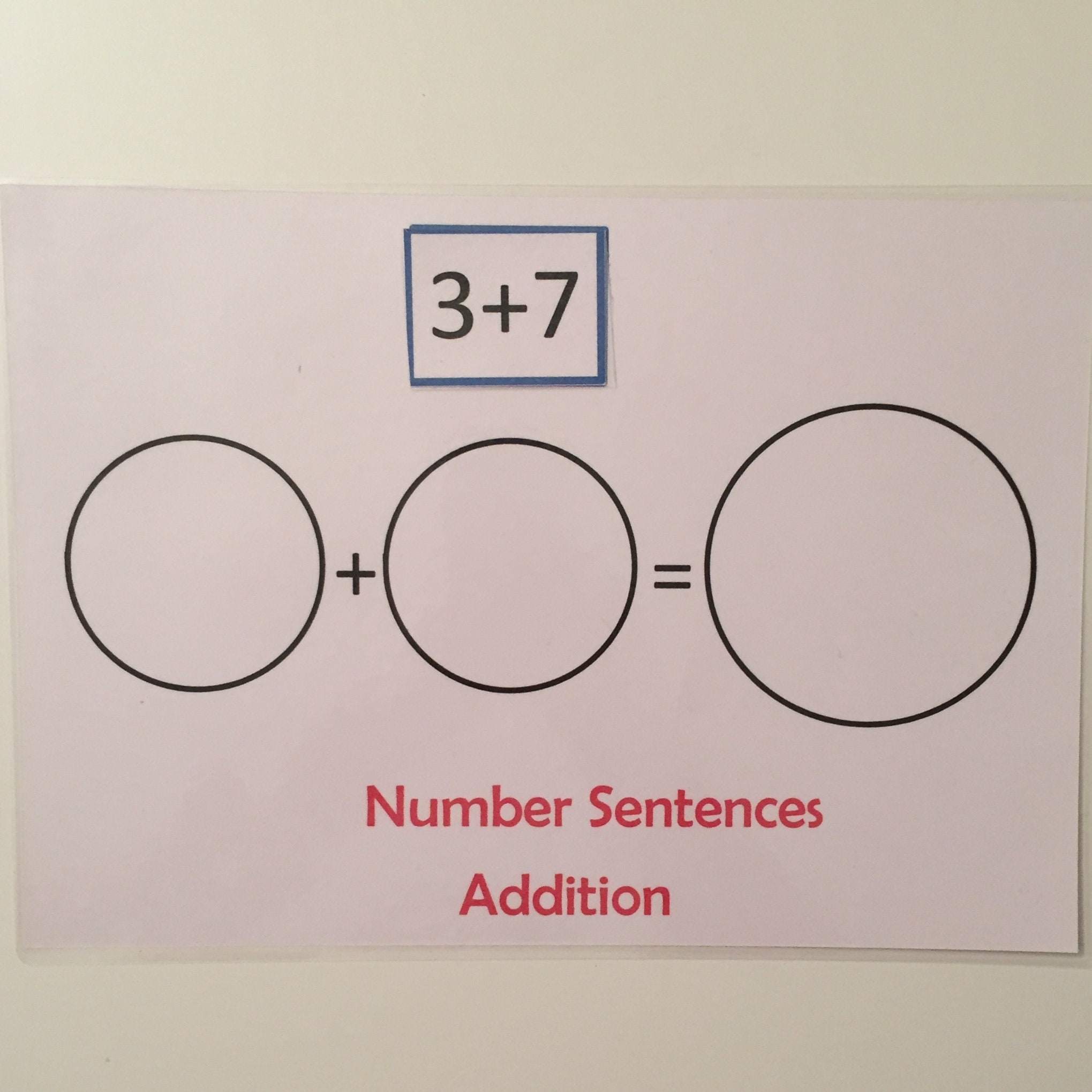 Addition, Number Sentences Using Diennes, SEN, EAL, Visuals, Autism ...