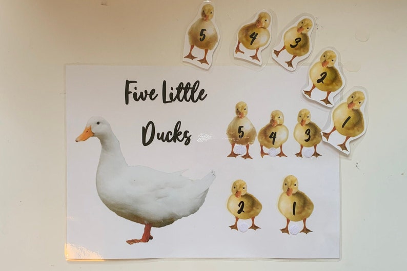 Nursery Rhymes Five Little Ducks Mini Set With - Etsy UK