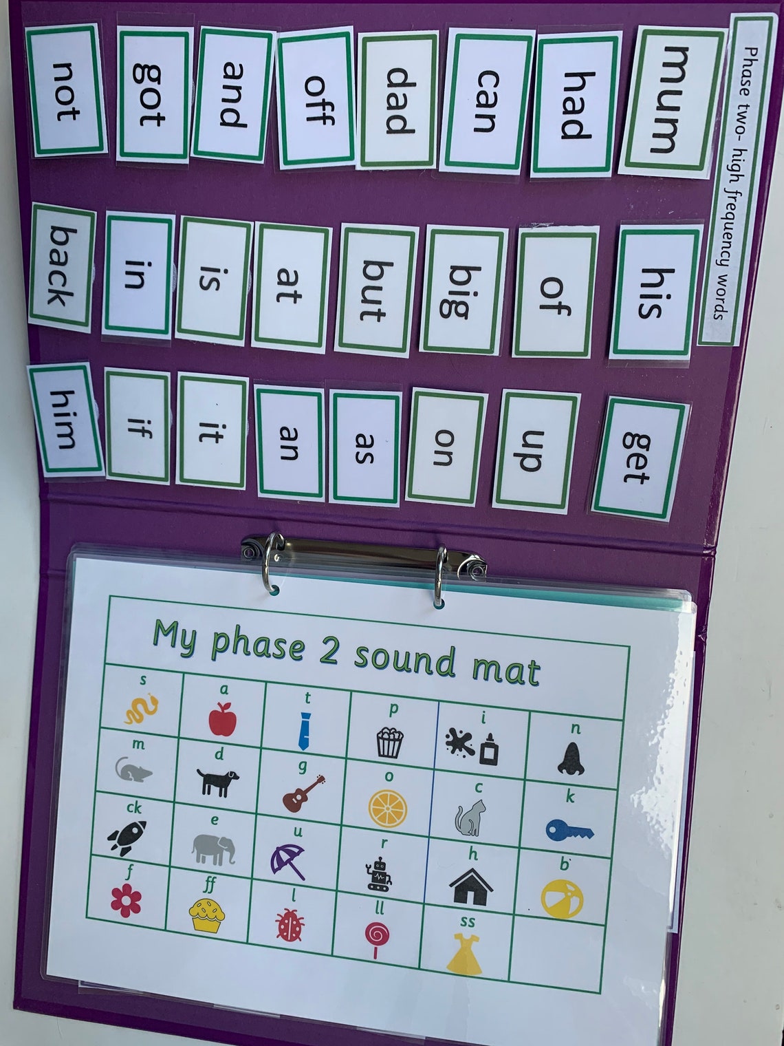 Phonics Phase 2 and 3 Sounds Letters Sound Mat Tricky - Etsy