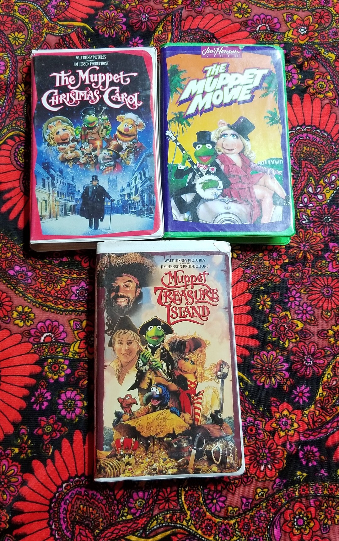 Collection of Muppet VHS Tapes Treasure Island Christmas - Etsy