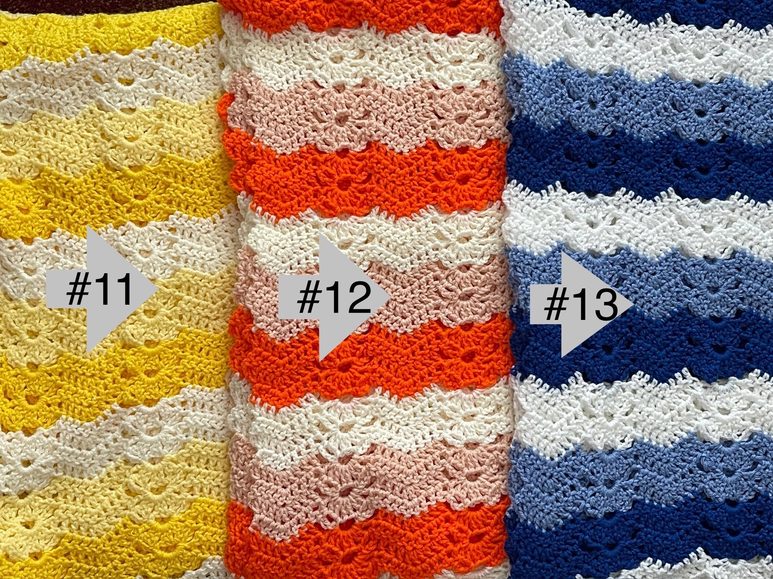 Beautiful Colors Afghan - Etsy