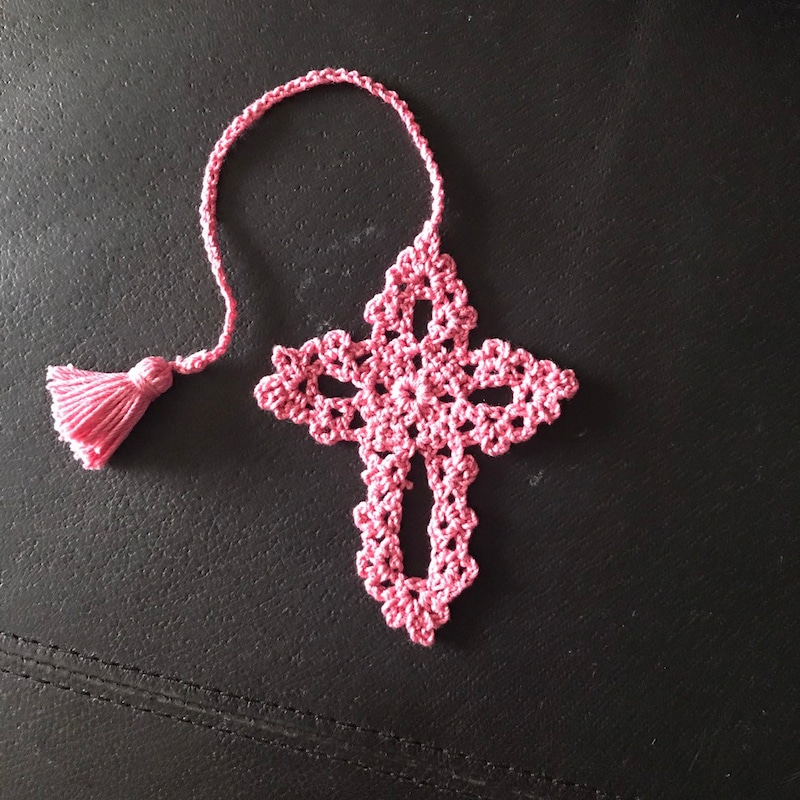 Cross Bookmark - Etsy