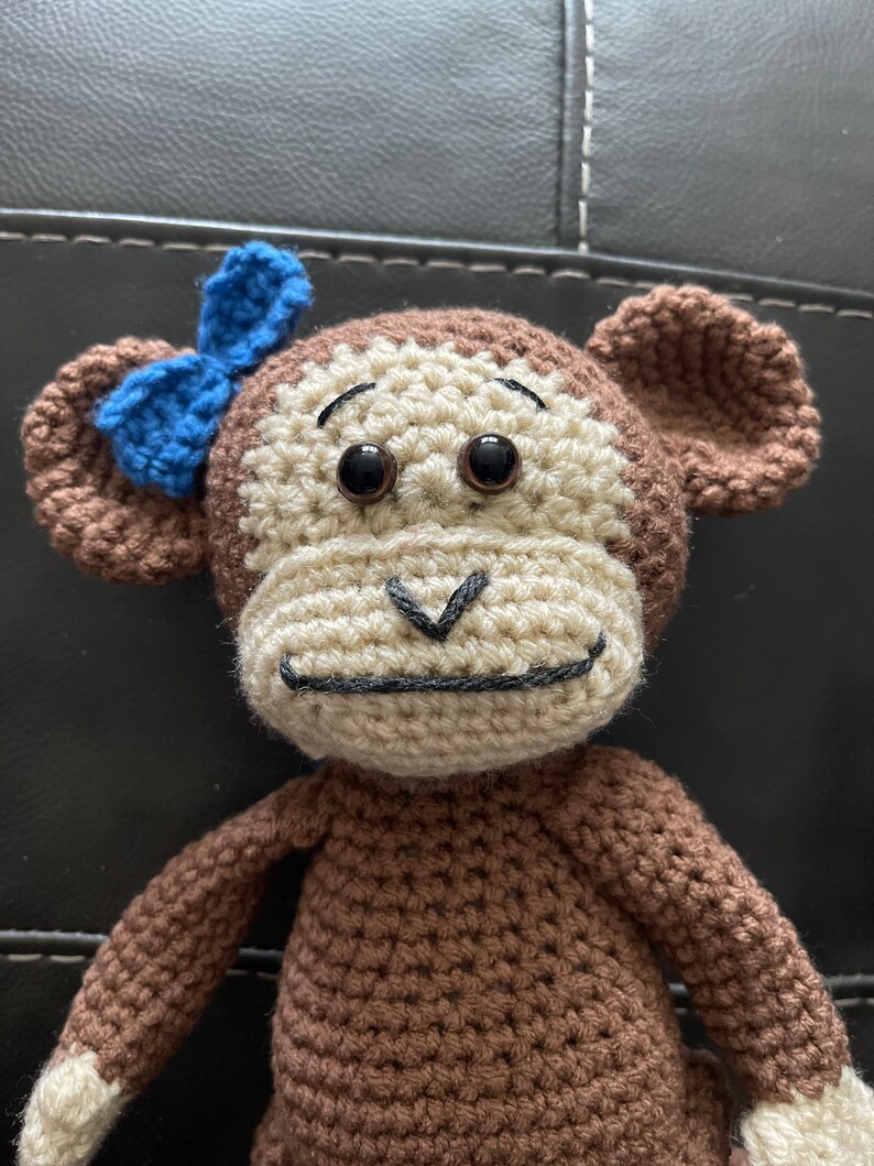 MR Chango Crochet Stuffed Monkey - Etsy