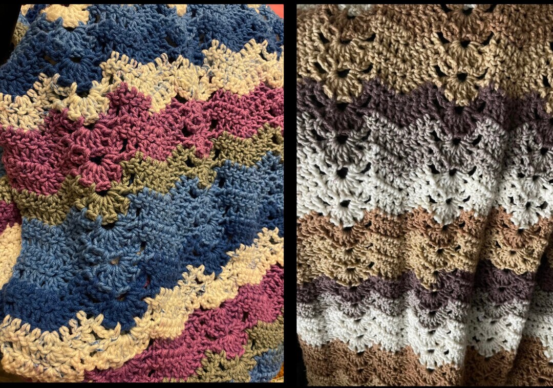 Beautiful Colors Afghan - Etsy