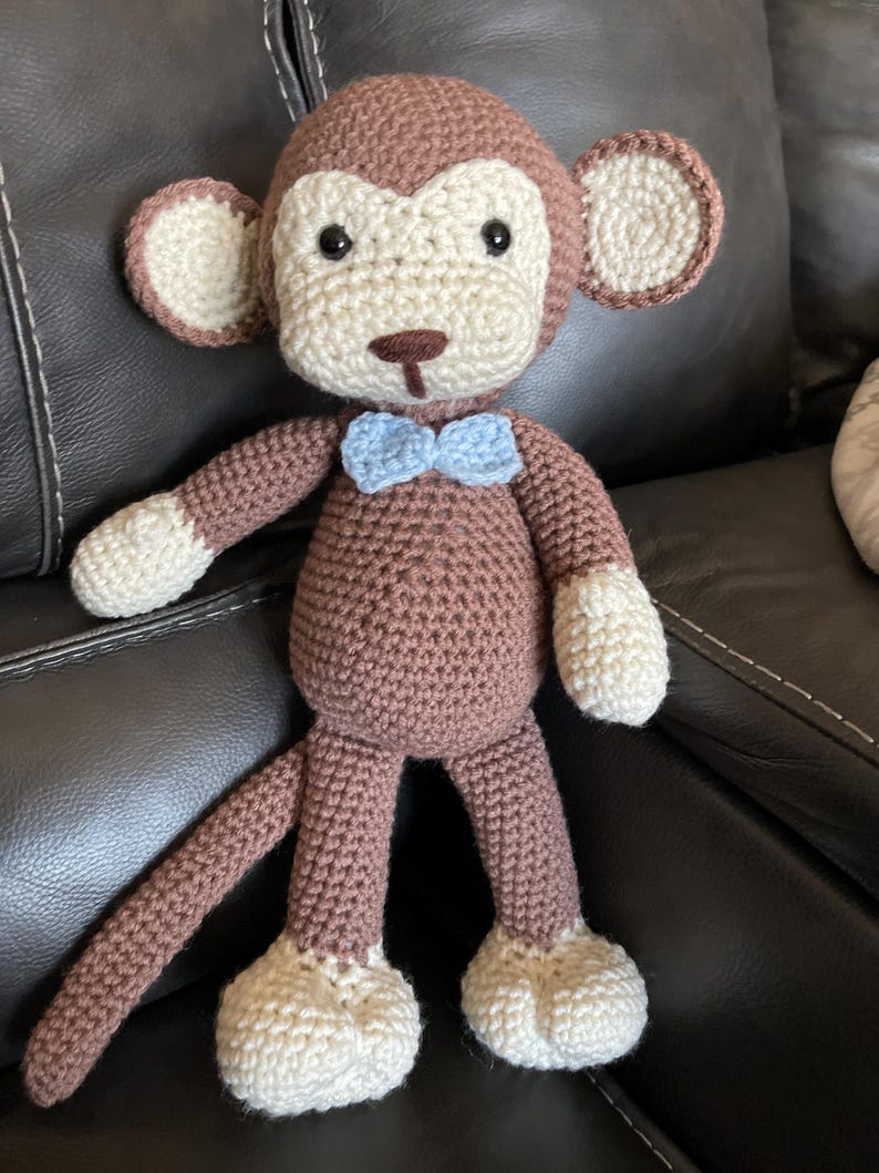 MR Chango, Crochet Stuffed Monkey - Etsy