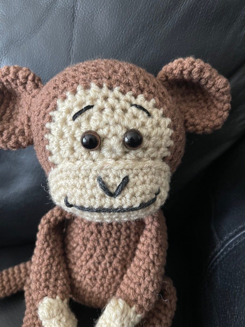 MR Chango Crochet Stuffed Monkey - Etsy