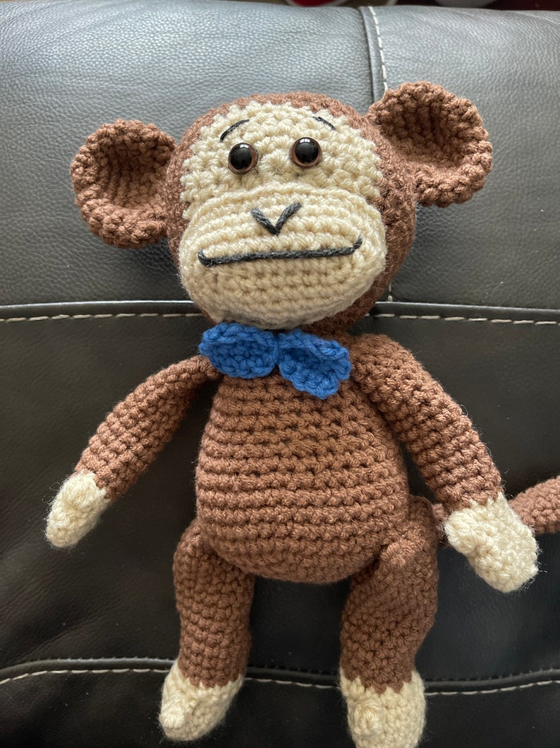 MR Chango Crochet Stuffed Monkey - Etsy