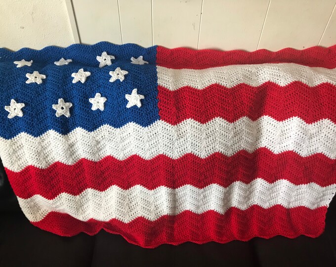 American Flag Throw - Etsy
