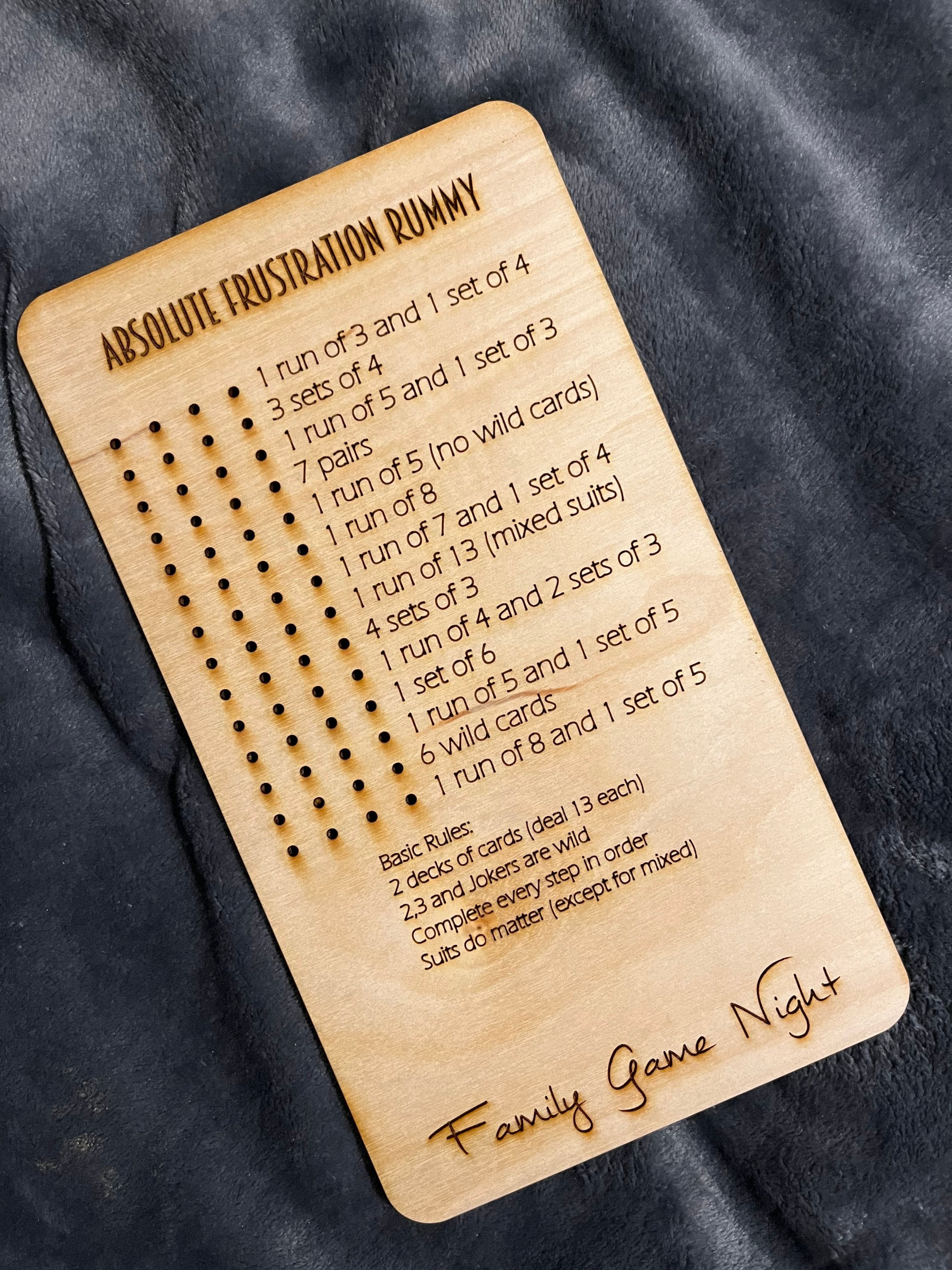 Absolute Frustration Rummy Board Game Card Game Drinking | Etsy