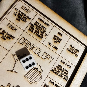 Drinkopoly Drinking Game | Board Game - Etsy