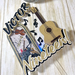 Music Cake Topper. Party Decoration. Musical Cake Topper. Music ...